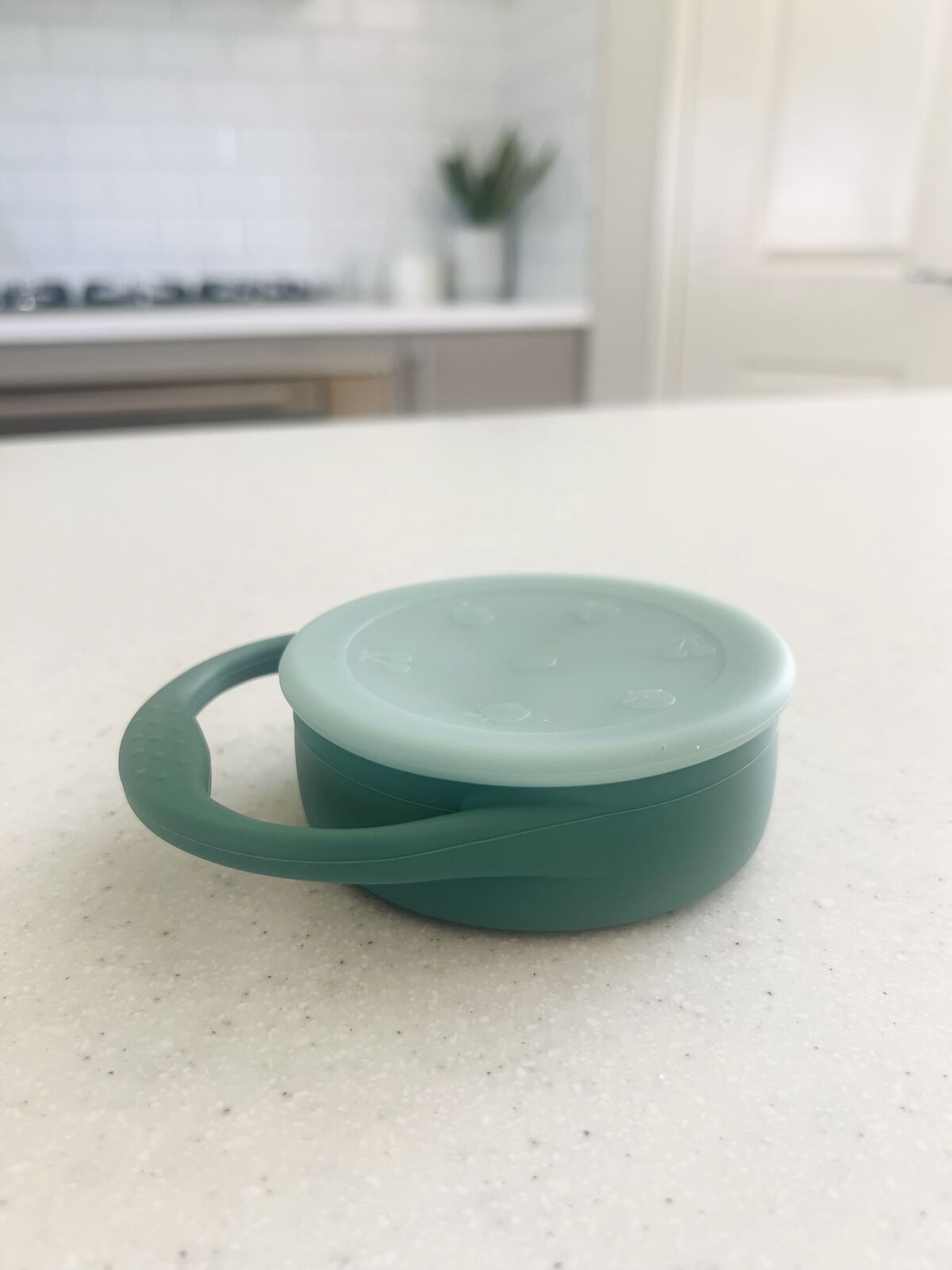 Mini & Me Collapsible Snack Cup with Lid Kale – Cuddle Bug & Co