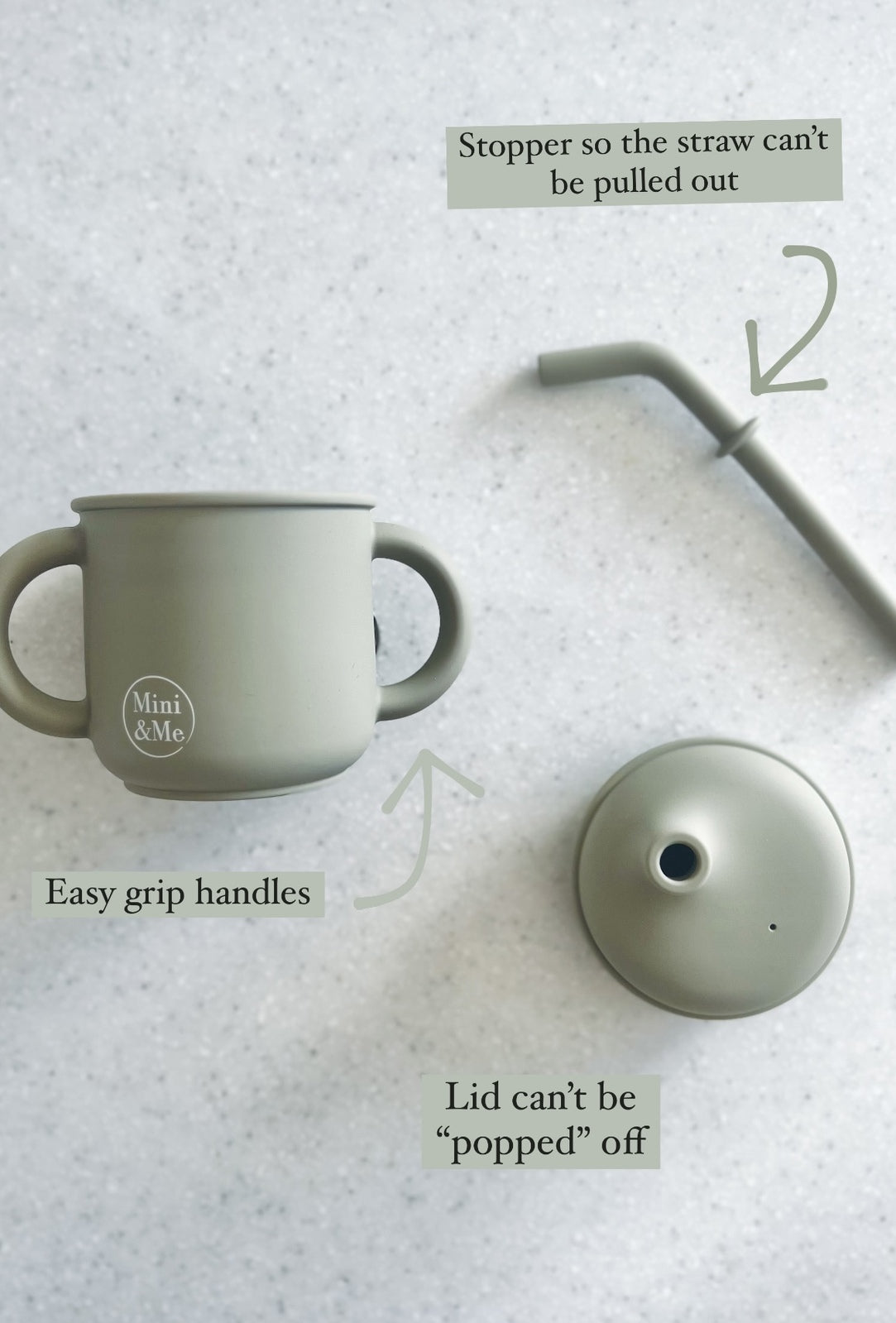 Transitional Straw Sippy Cup Olive – Cuddle Bug & Co